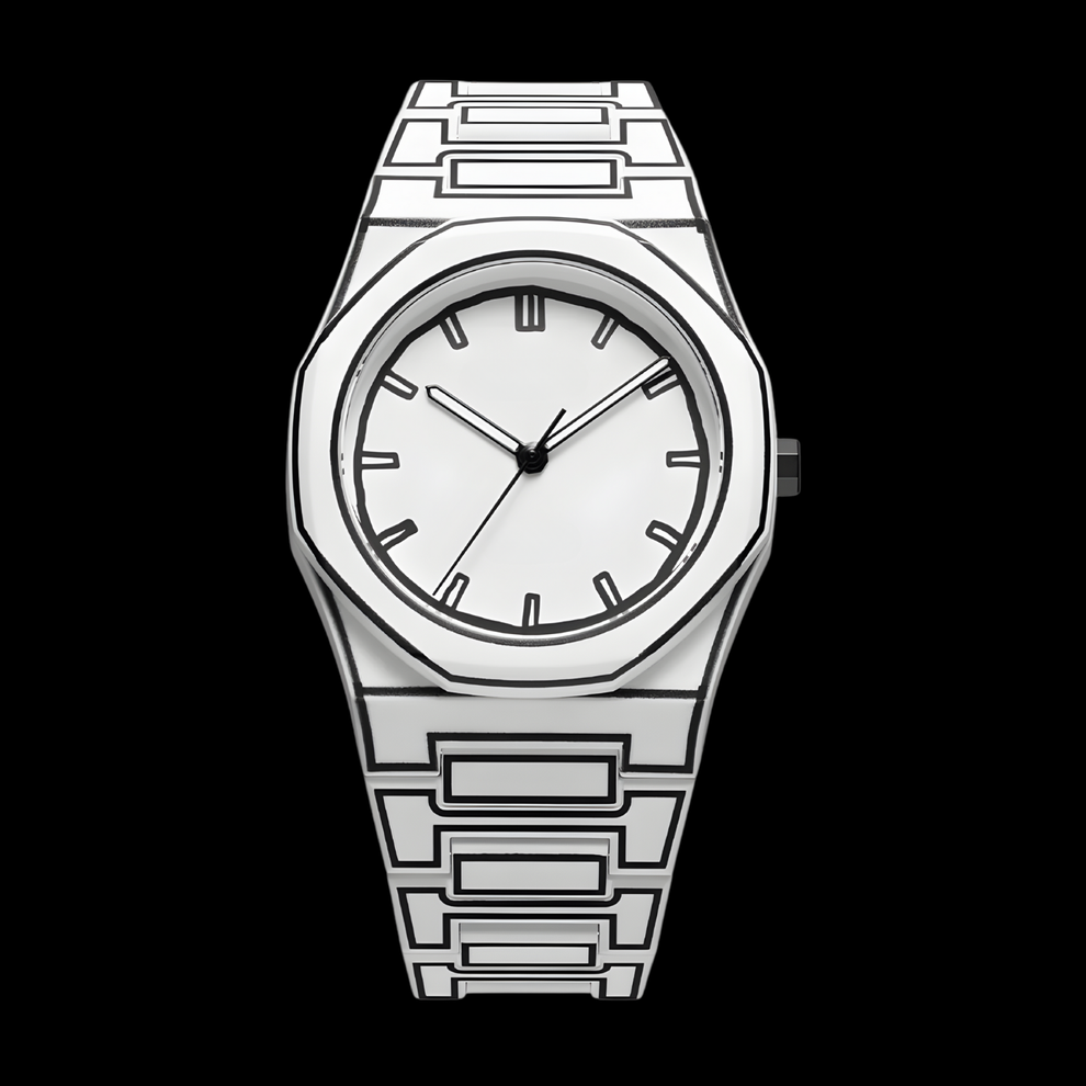 EQUES SKETCH WHITE WATCH – ZENMO